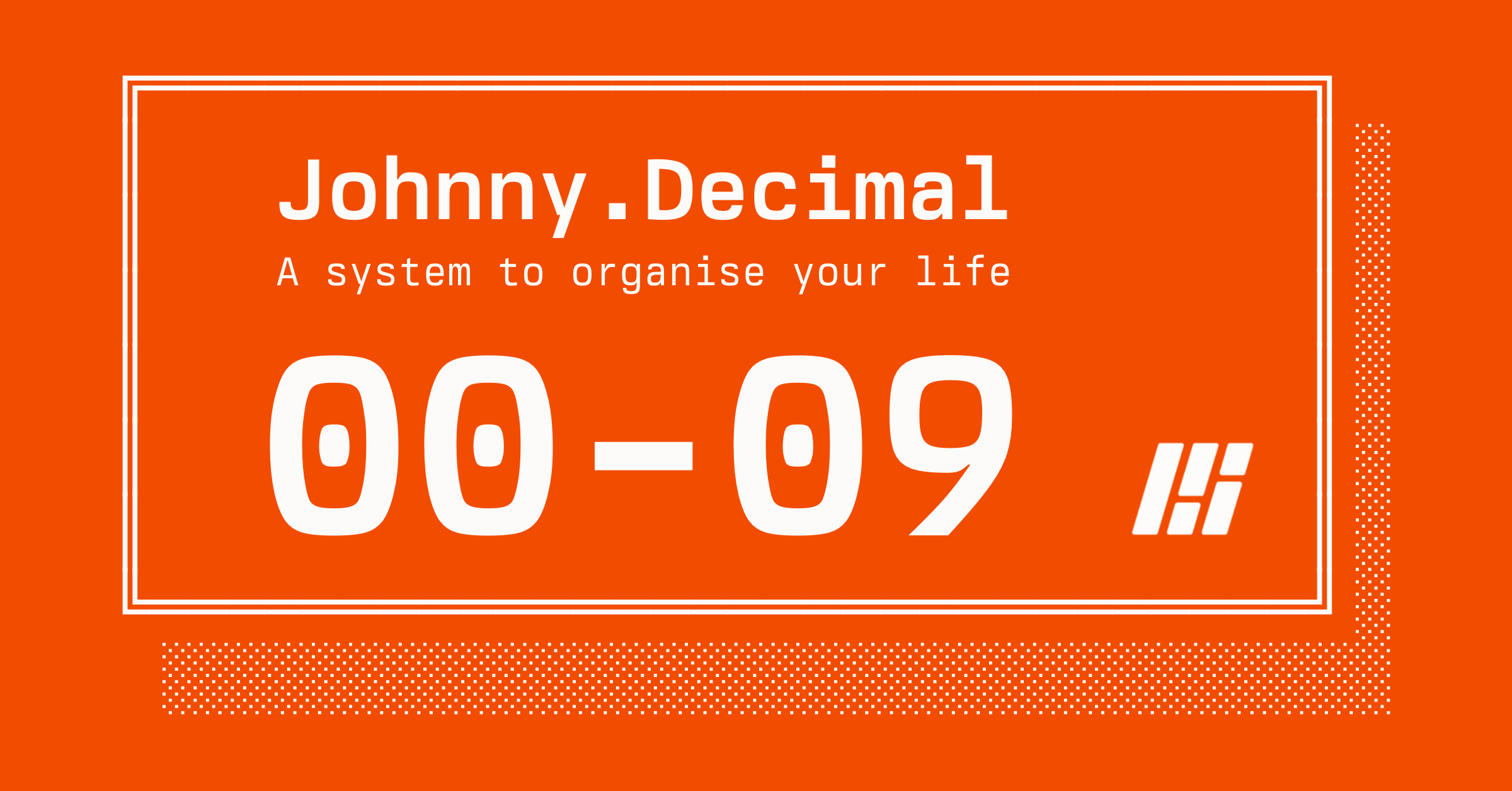 00-09 Site administration • Johnny.Decimal