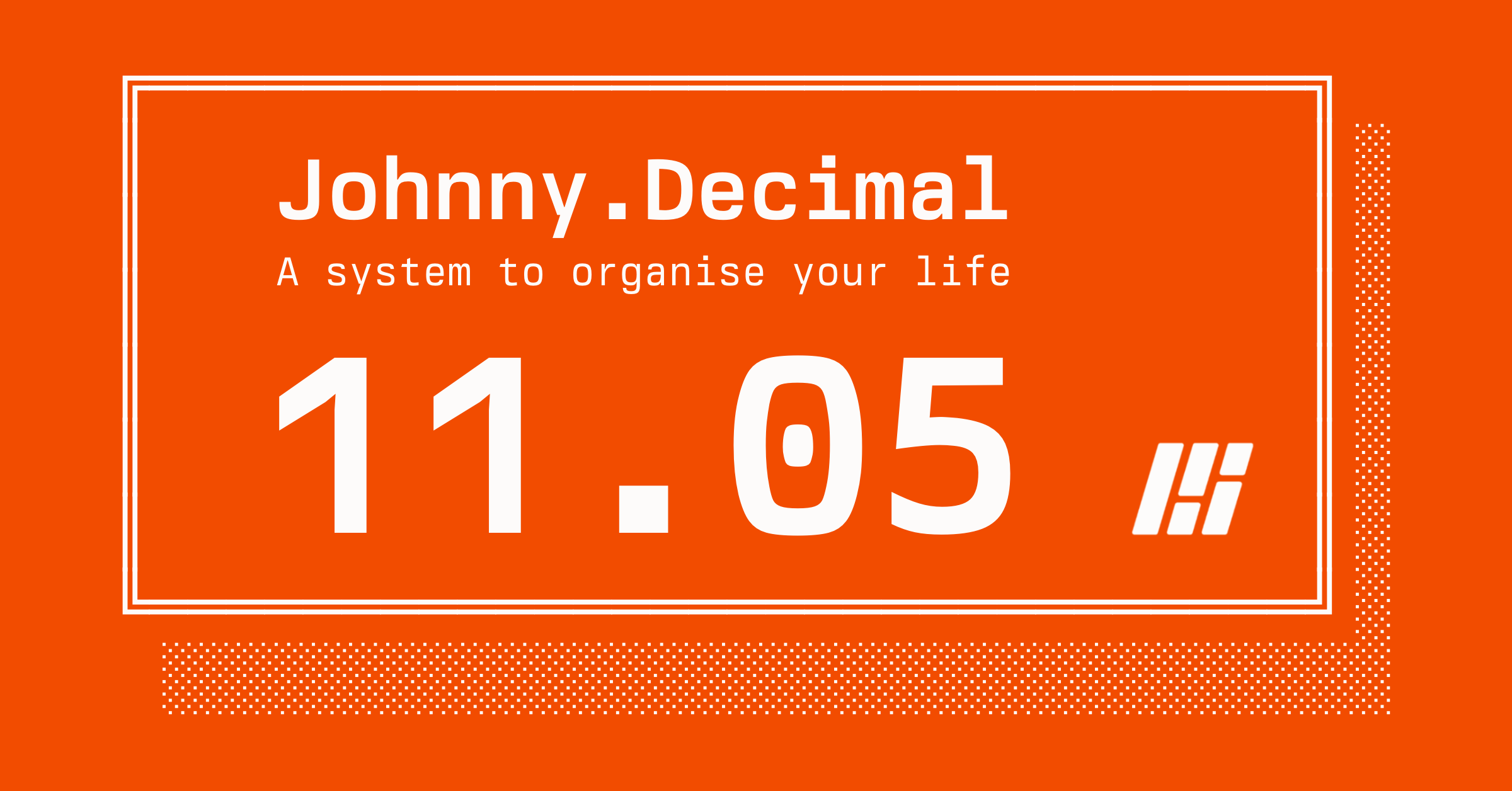 11.05 The JDex • Johnny.Decimal