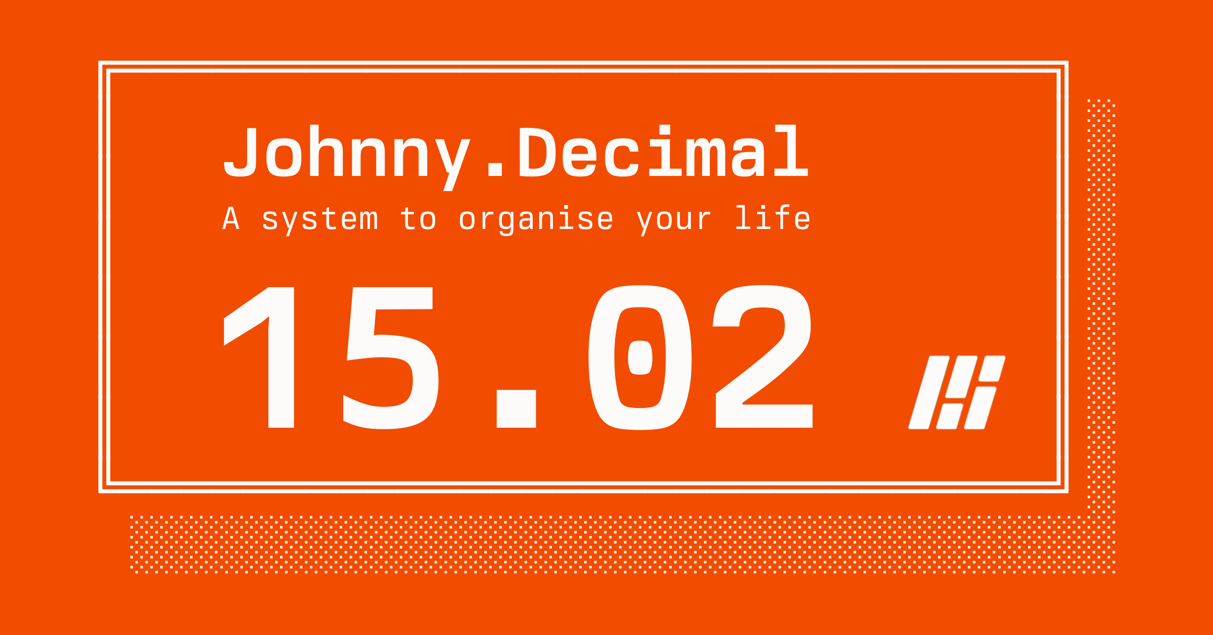 15.02 Creative pattern • Johnny.Decimal